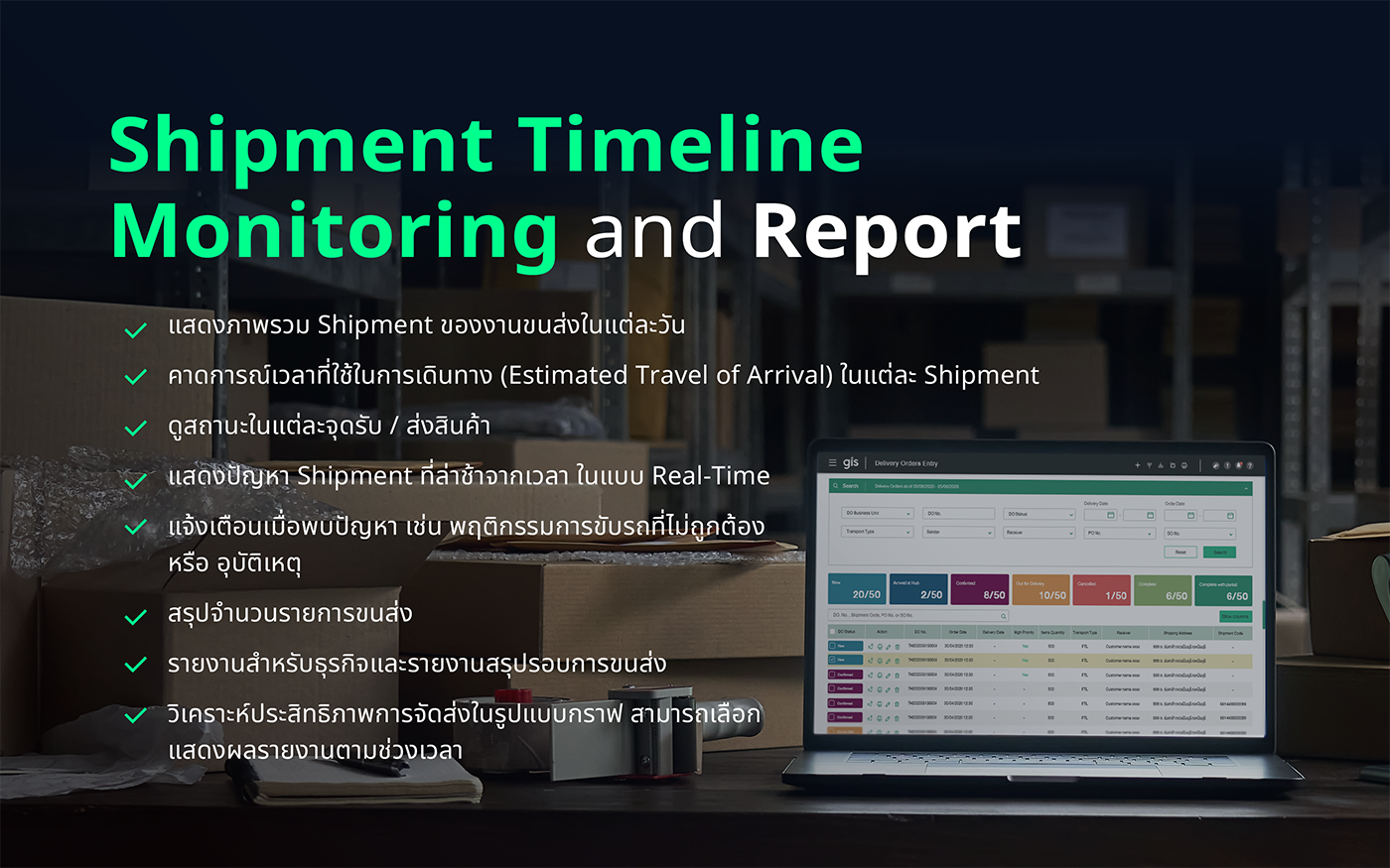 จัดลำดับงาน และติดตามการส่งสินค้าได้อย่างง่ายดายด้วย Shipment ...